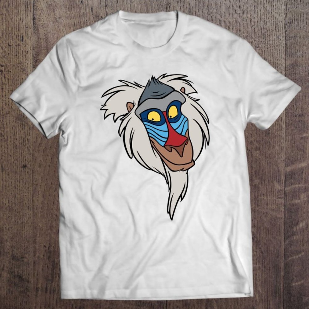 The Lion King Rafiki Face Tee T-Shirt - Gem